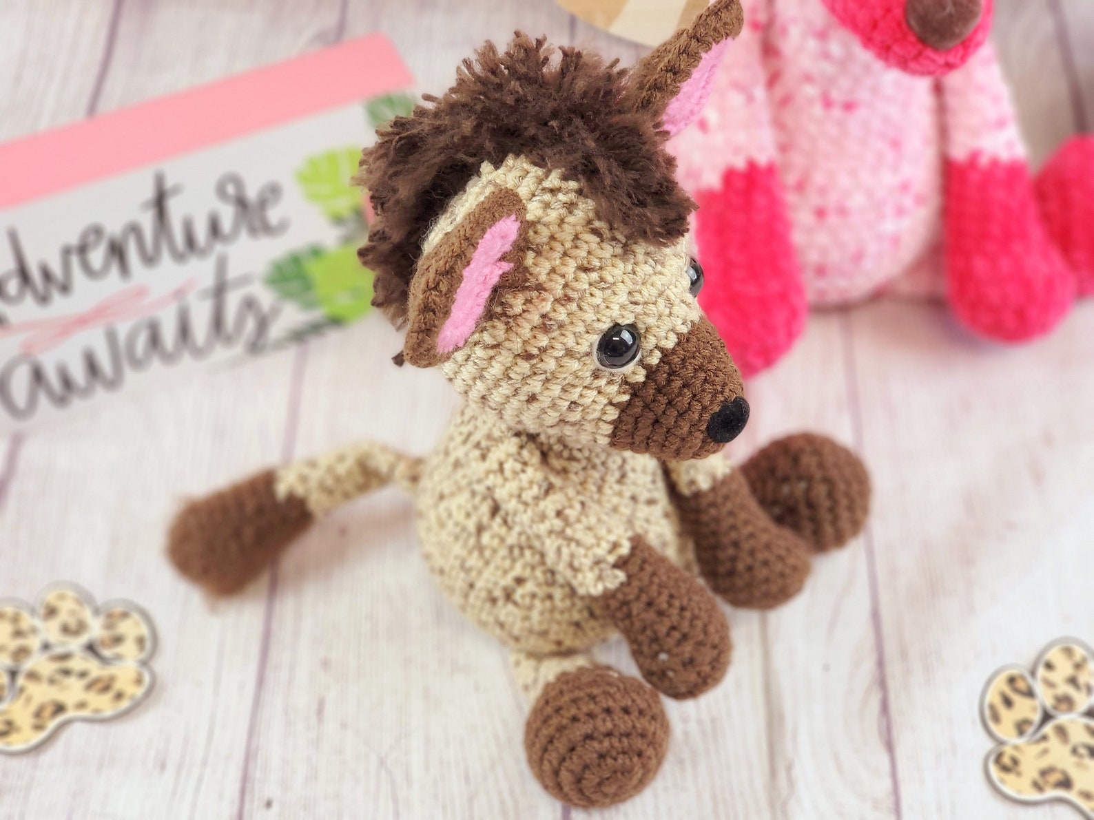 Hyena Crochet Pattern Crochet Hyena Amigurumi Hyena - Etsy