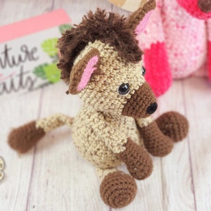 Hyena Crochet Pattern, Crochet Hyena, Amigurumi, Hyena Pattern, Hyena ...
