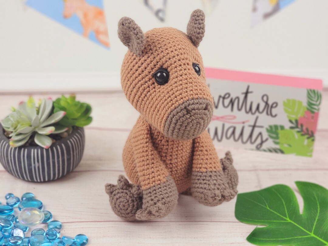 Capybara Crochet Pattern, Crochet Capybara, Capybara, Amigurumi ...