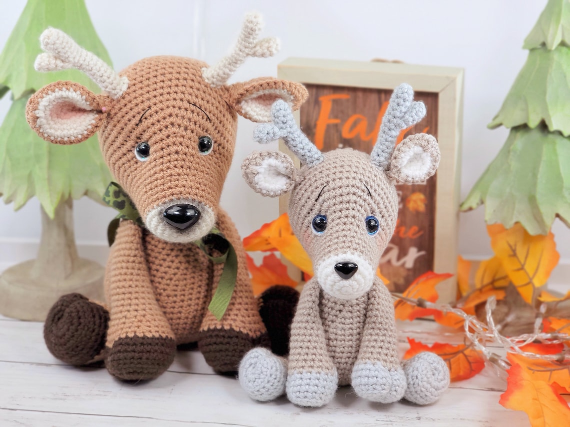 Deer Deer Crochet Pattern Crochet Pattern Amigurumi - Etsy