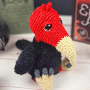 Vulture Crochet Pattern, Crochet Pattern, Crochet Vulture, Amigurumi ...