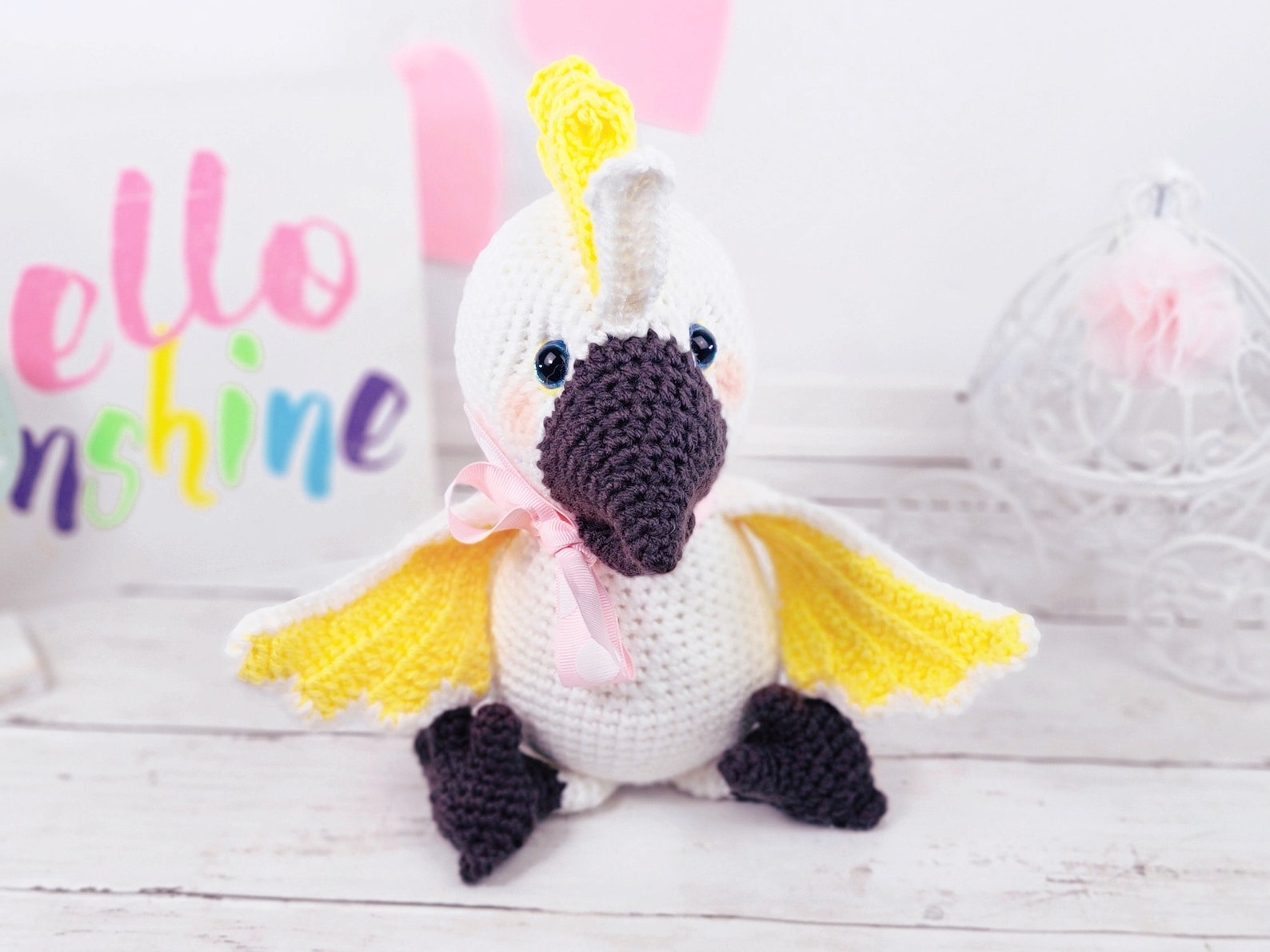 Cockatoo Cockatoo Crochet Pattern Crochet Cockatoo Crochet - Etsy