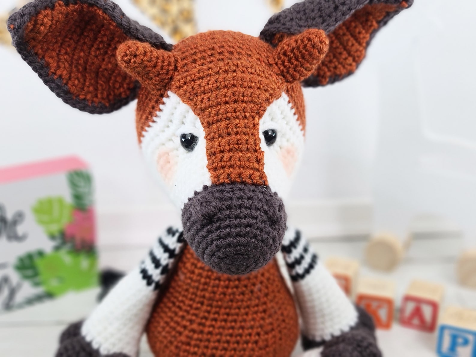 Okapi, Okapi Plush, Crochet Okapi, Okapi Crochet Pattern, Crochet ...