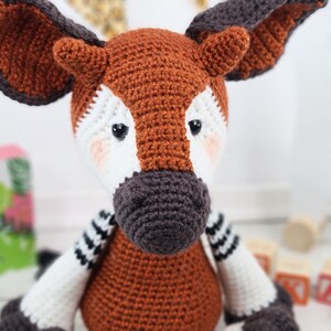 Okapi, Okapi Plush, Crochet Okapi, Okapi Crochet Pattern, Crochet ...