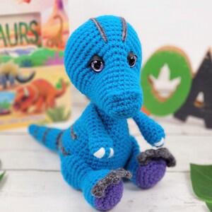 Raptor, Raptor Crochet Pattern, Crochet Pattern, Amigurumi, Raptor ...