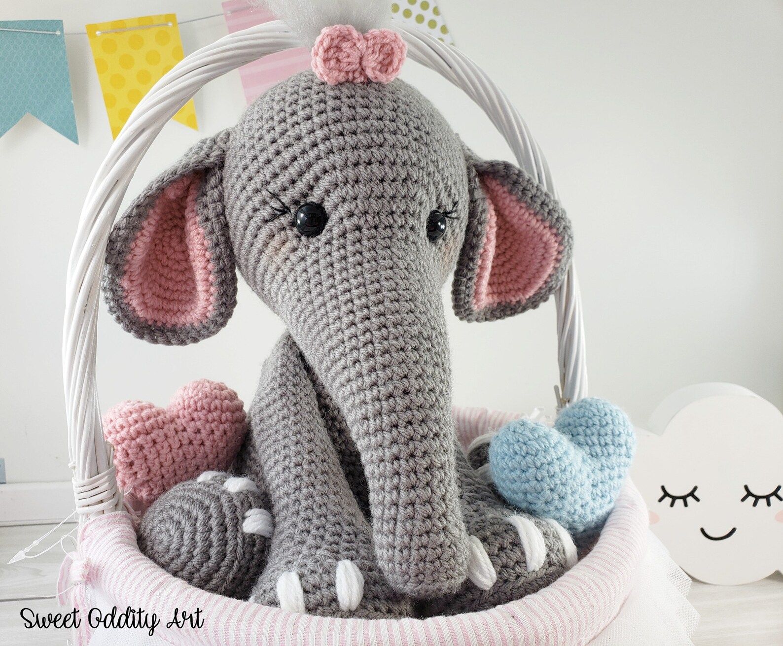 Elephant Crochet Pattern Crochet Elephant Elephant Tutorial - Etsy