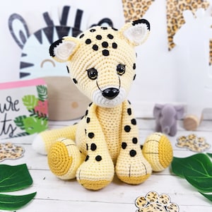 Snow Leopard Crochet Pattern, Cheetah Crochet Pattern, Cat Crochet ...