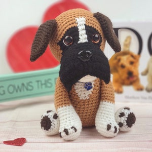 Boxer Crochet Pattern, Crochet Boxer, Boxer, Crochet Pattern, Amigurumi ...