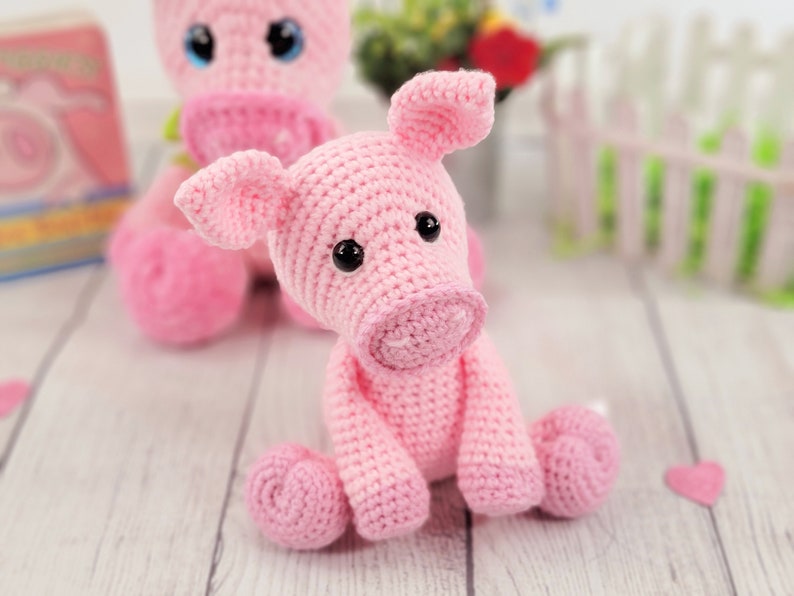 Pig Crochet Pattern Crochet Pig Crochet Pattern Pattern - Etsy