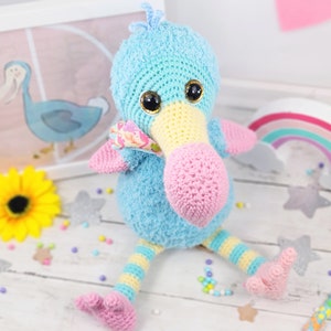 Dodo Bird, Dodo Bird Doll, Dodo Bird Toy, Crochet Dodo Bird, Crochet ...