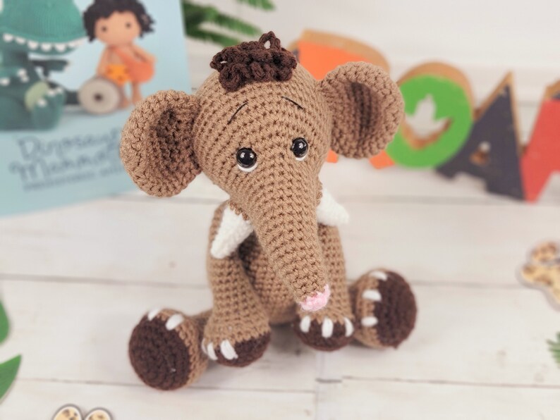 Mammoth Crochet Pattern, Crochet Pattern, Pattern, Crochet, Mammoth ...