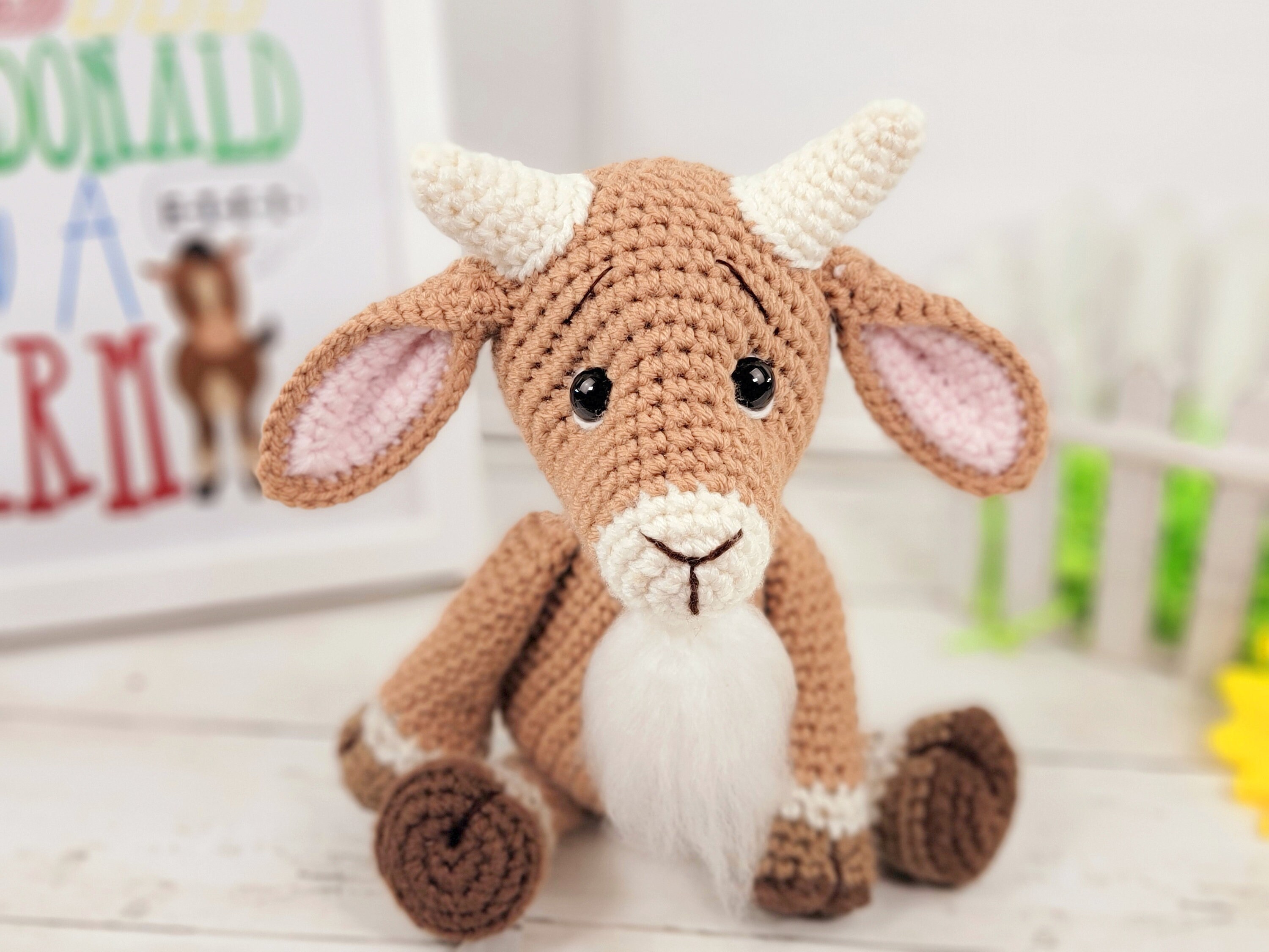 Goat Crochet Pattern Crochet Pattern Crochet Goat Amigurumi - Etsy