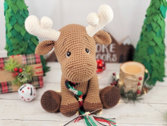 Moose Crochet Pattern Crochet Moose Moose Tutorial - Etsy