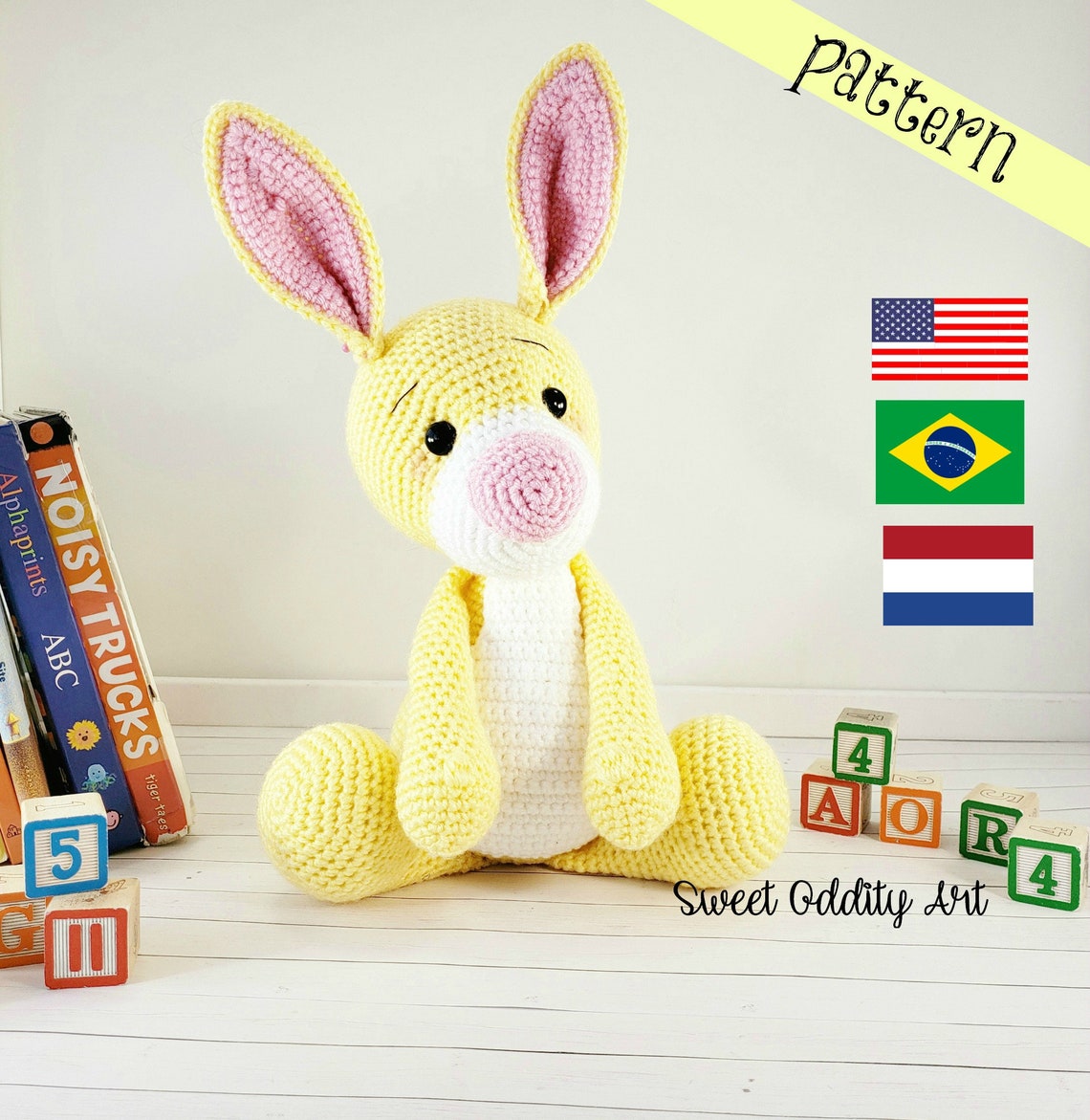 Rabbit Crochet Pattern Crochet Rabbit Rabbit Pattern Rabbit | Etsy