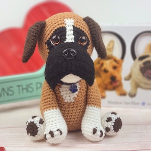 Boxer Crochet Pattern, Crochet Boxer, Boxer, Crochet Pattern, Amigurumi ...