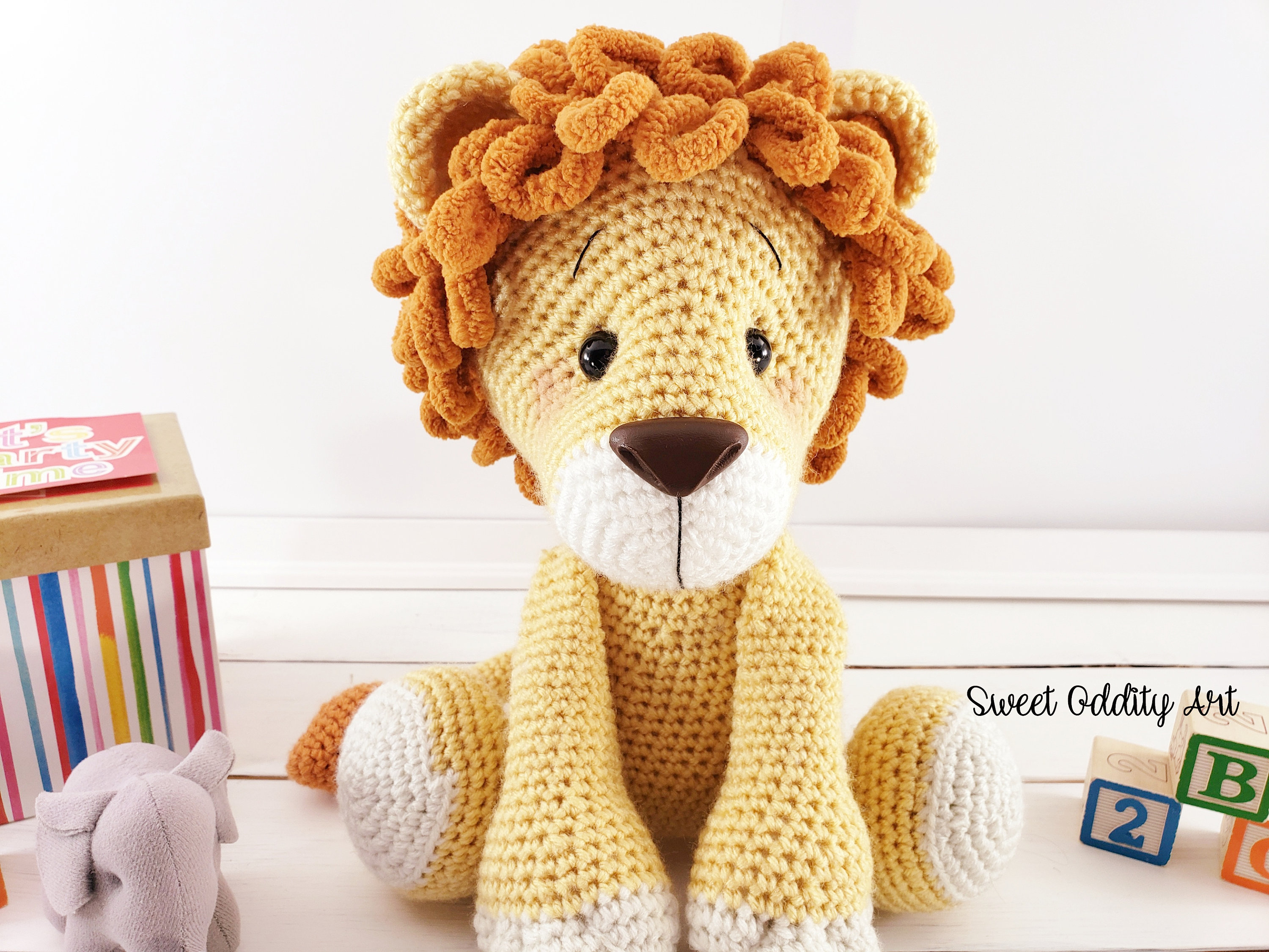 Lion Crochet Pattern Amigurumi Lion Amigurumi Pattern - Etsy