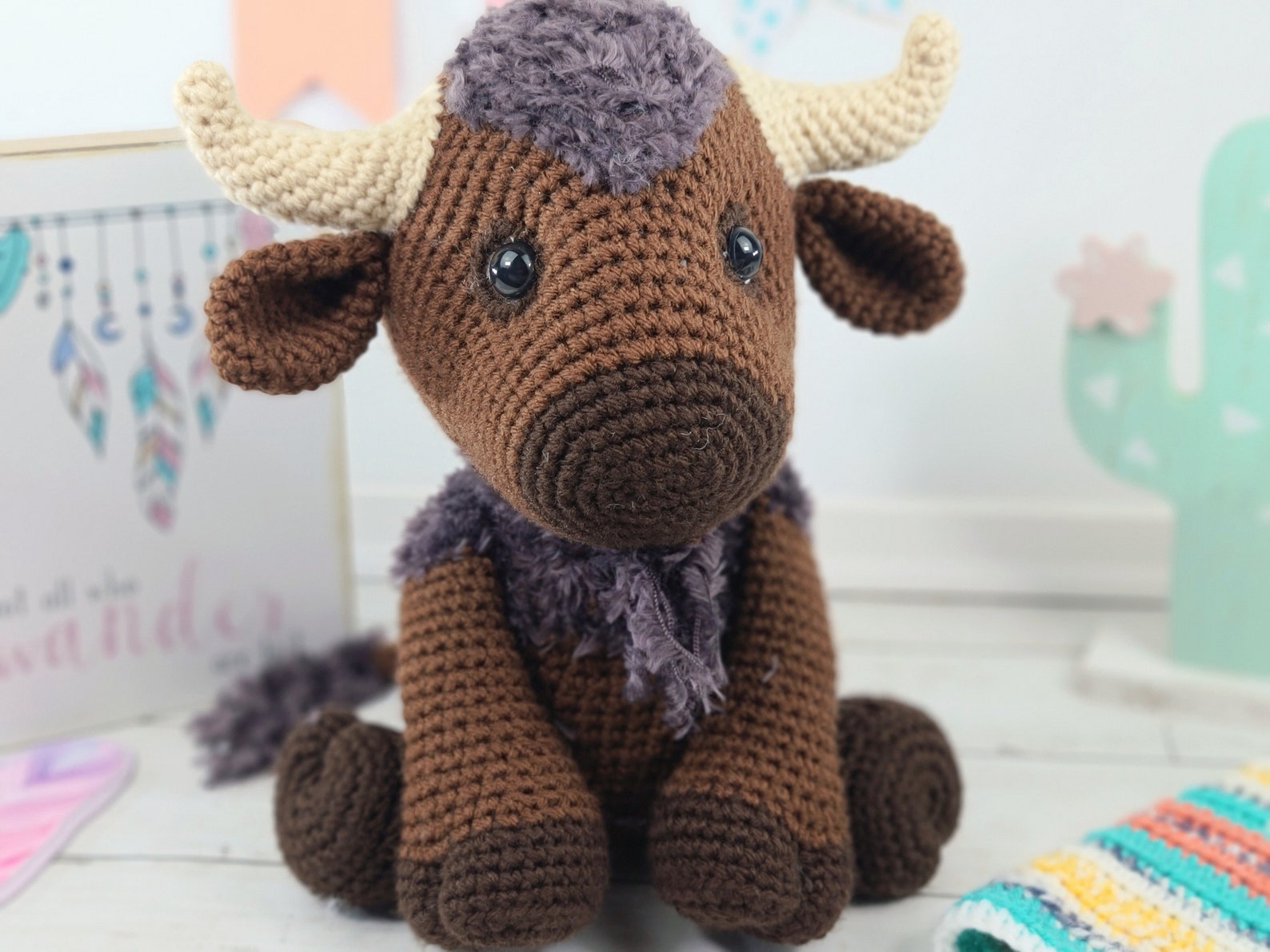 Bison Bison Crochet Pattern Crochet Pattern Bison | Etsy UK