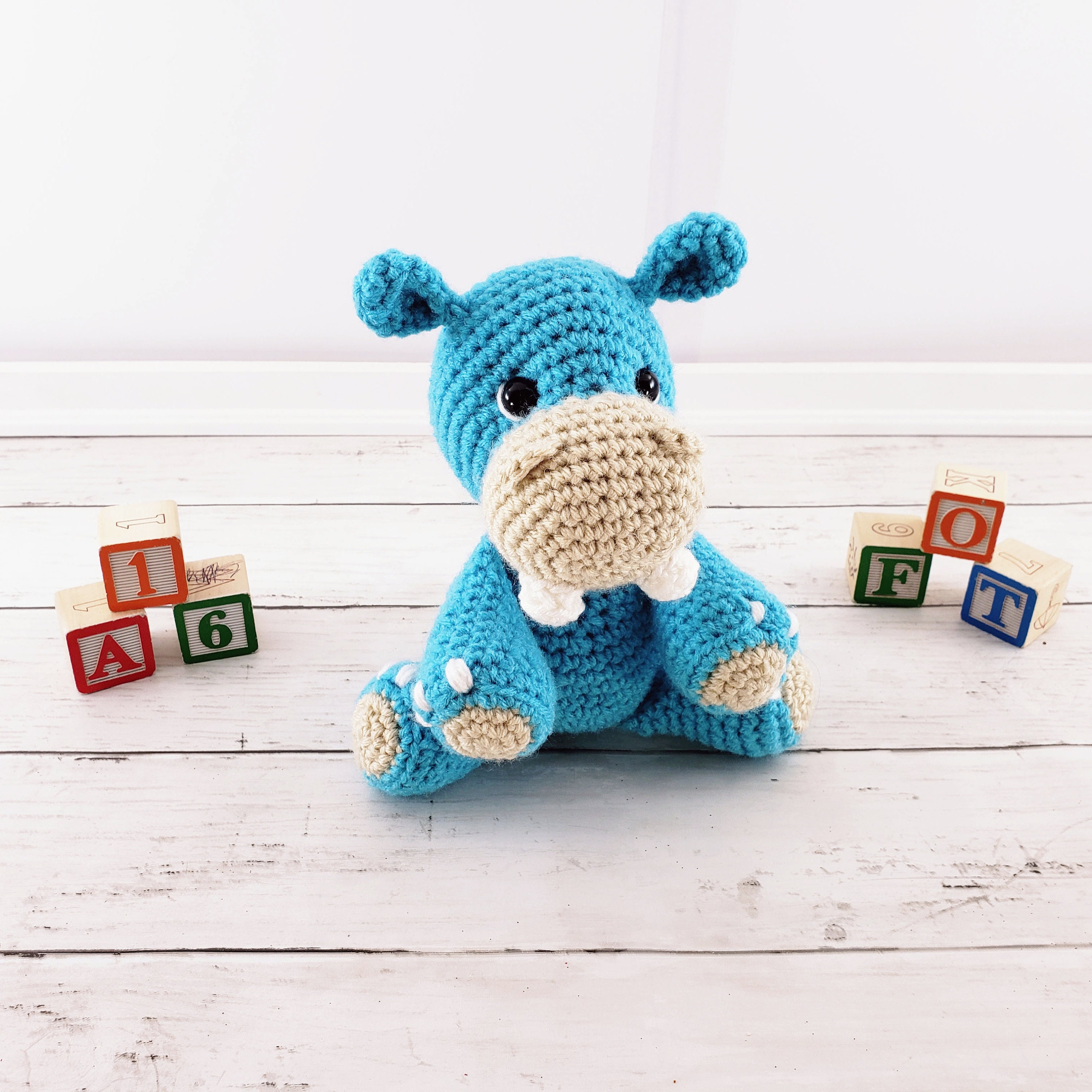 Hippo Crochet Pattern Crochet Hippo Hippo Hippo Tutorial | Etsy UK