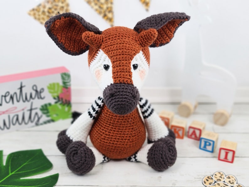 Okapi Okapi Plush Crochet Okapi Okapi Crochet Pattern - Etsy