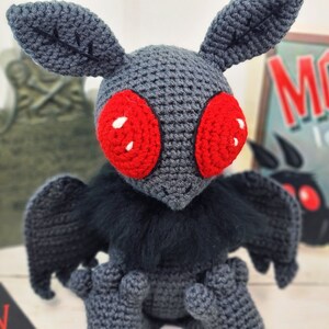 Mothman, Mothman Crochet Pattern, Crochet Pattern, Pattern, Crochet ...