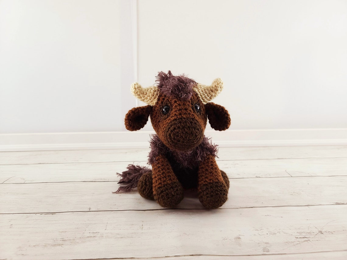 Mini Bison Mini Bison Crochet Pattern Crochet Pattern | Etsy Canada