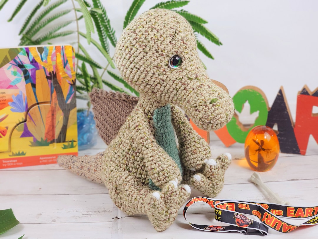 Spinosaurus, Dinosaur Pattern, Dinosaur Crochet Pattern, Crochet ...