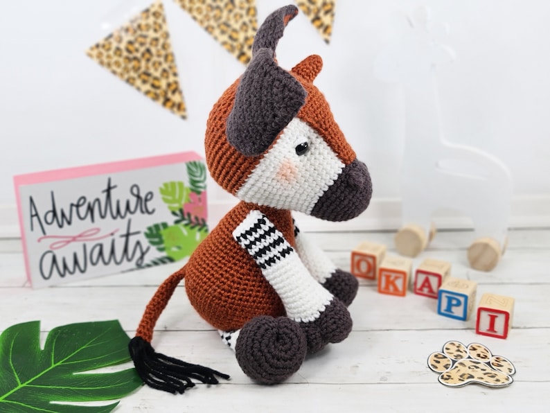 Okapi Okapi Plush Crochet Okapi Okapi Crochet Pattern | Etsy