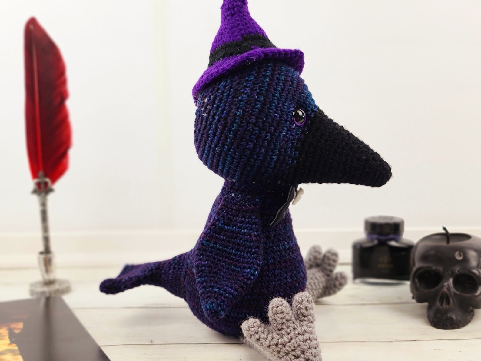 Raven Crochet Pattern Crochet Raven Raven Crochet Crochet - Etsy