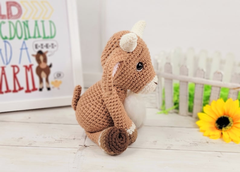 Goat Crochet Pattern Crochet Pattern Crochet Goat Amigurumi - Etsy