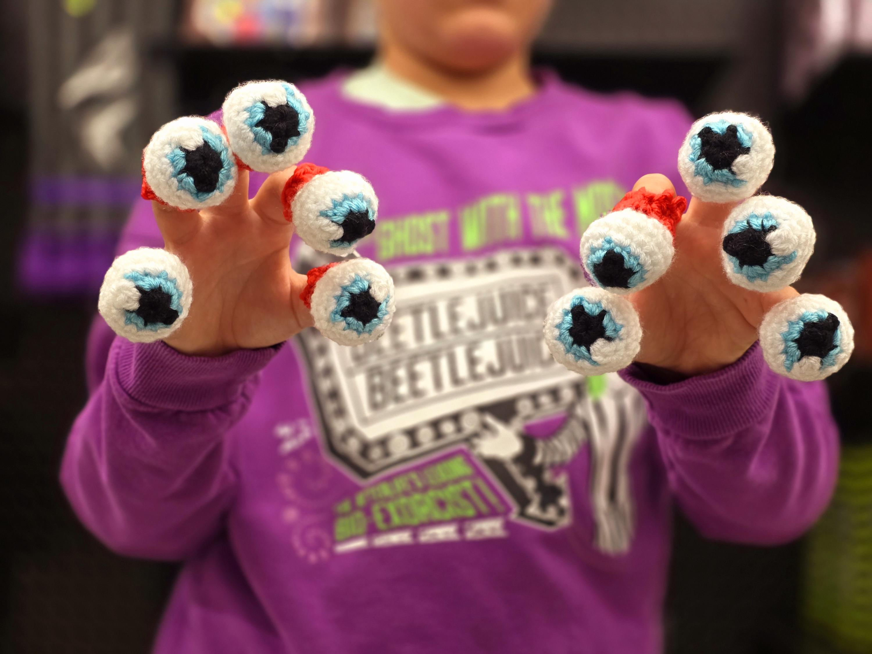 Eyeball Crochet Pattern, Crochet Pattern, Eyeball, Crochet Eyeballs ...