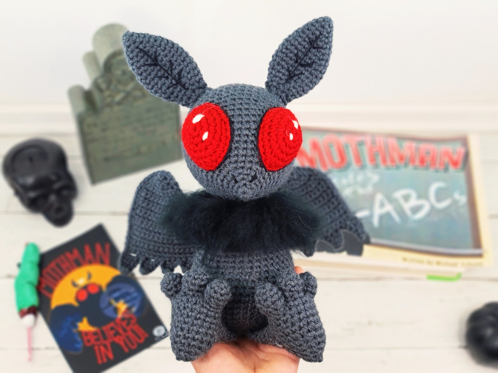 Mothman Mothman Crochet Pattern Crochet Pattern Pattern - Etsy