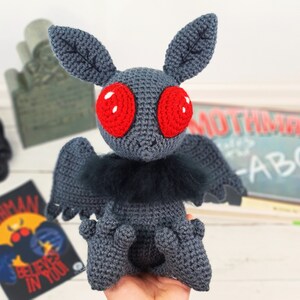 Mothman, Mothman Crochet Pattern, Crochet Pattern, Pattern, Crochet ...