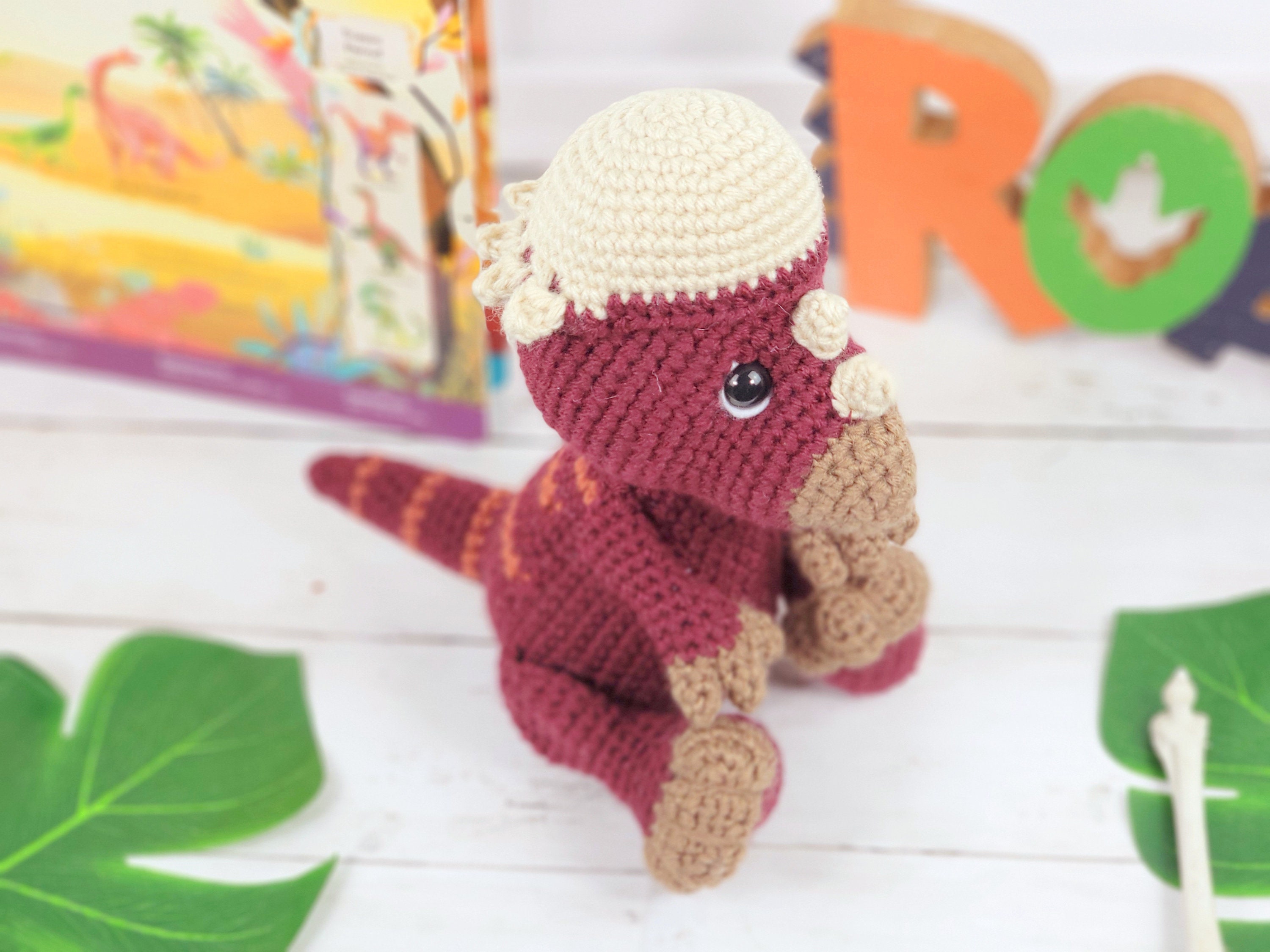 Pachysaurus, Dinosaur Pattern, Dinosaur Crochet Pattern, Crochet ...