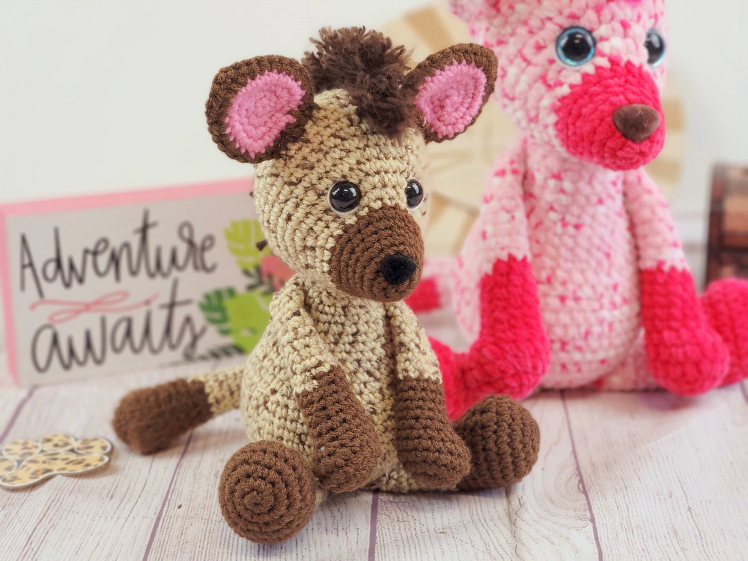 Hyena Crochet Pattern, Crochet Hyena, Amigurumi, Hyena Pattern, Hyena ...