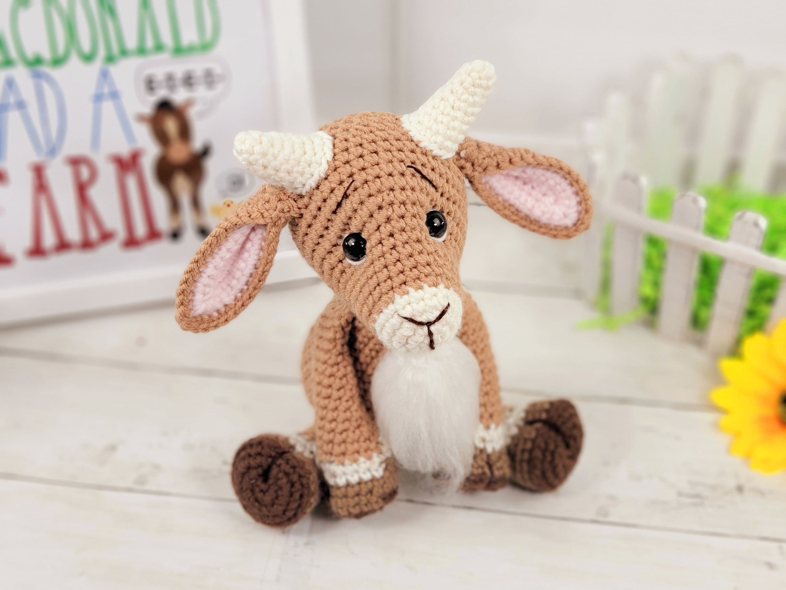 Goat Crochet Pattern Crochet Pattern Crochet Goat Amigurumi - Etsy
