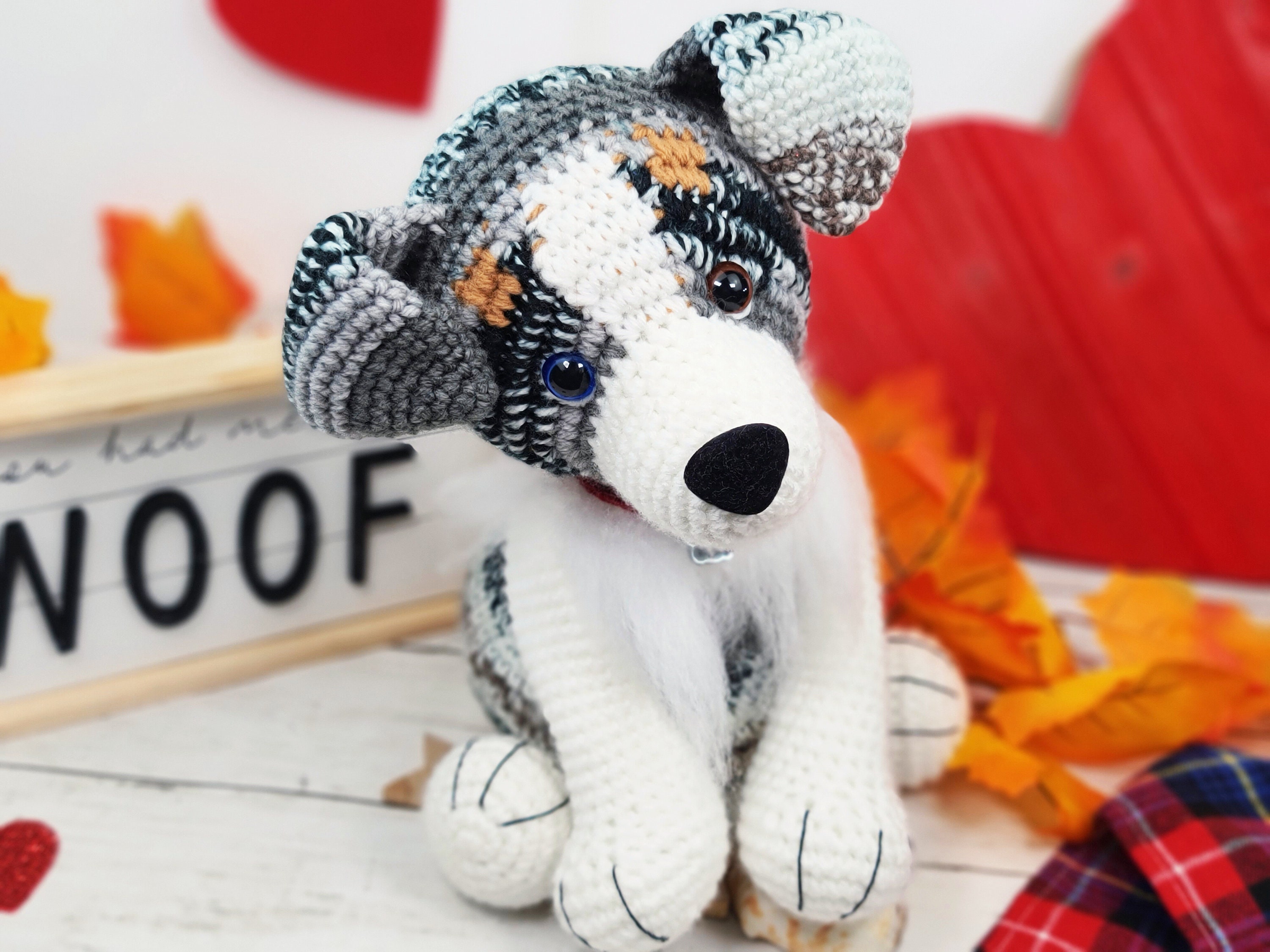 Australian Shephard Crochet Pattern Crochet Pattern - Etsy UK