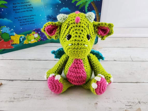 Dragon crochet pattern crochet dragon dragon pattern | Etsy