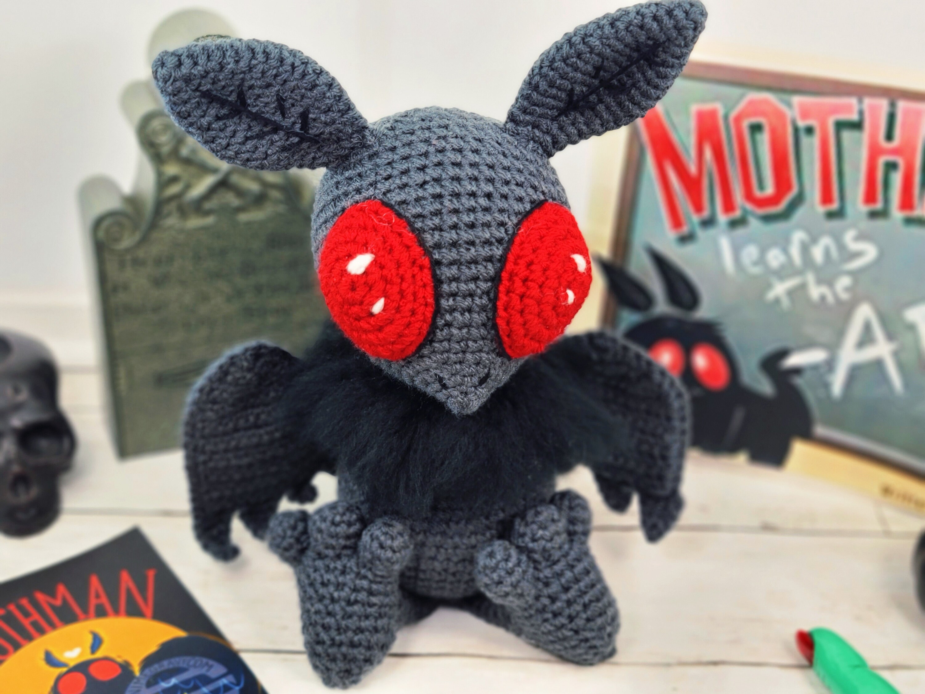 Mothman Mothman Crochet Pattern Crochet Pattern Pattern - Etsy UK