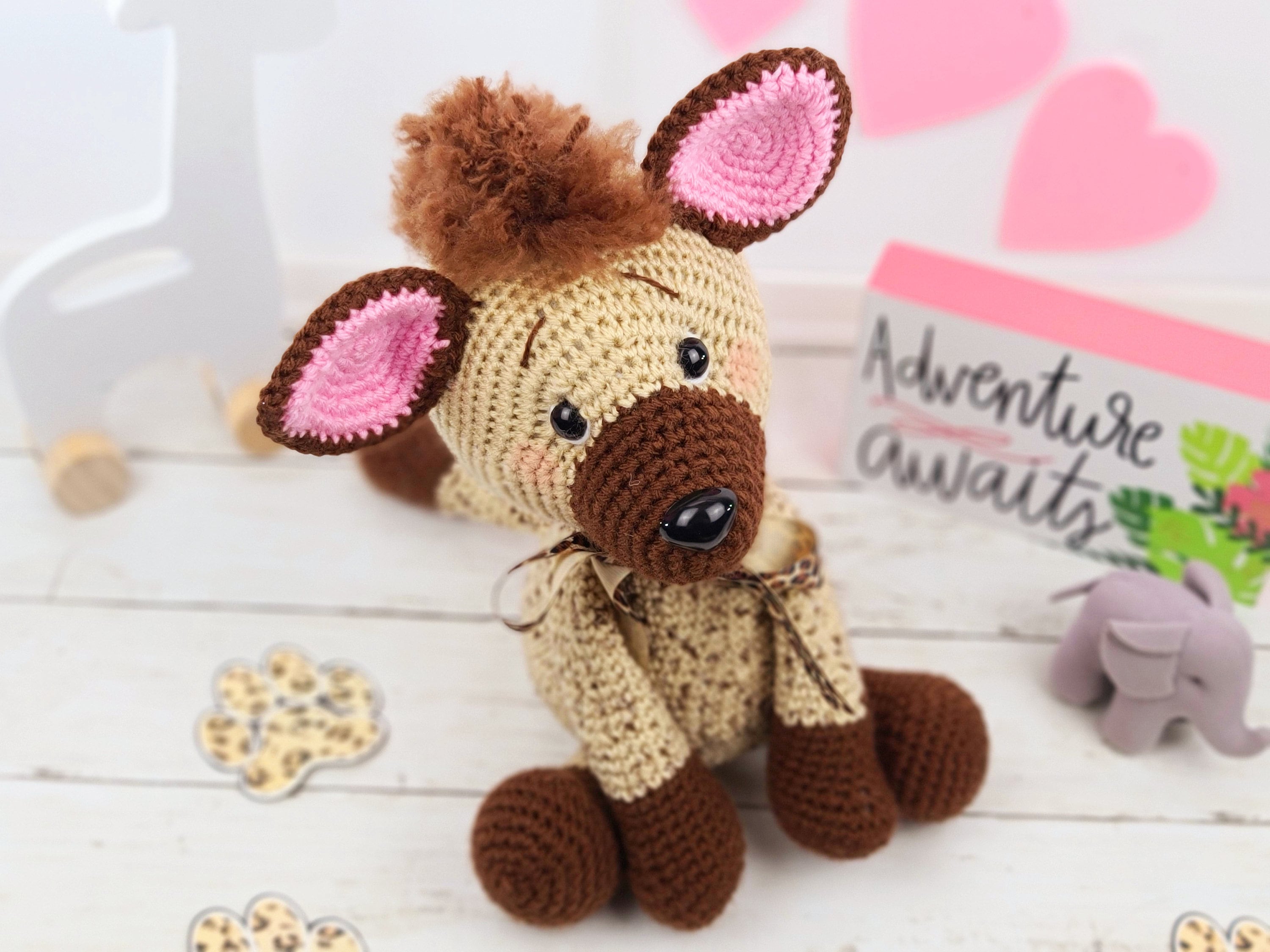 Hyena Crochet Pattern Crochet Hyena Amigurumi Hyena | Etsy UK