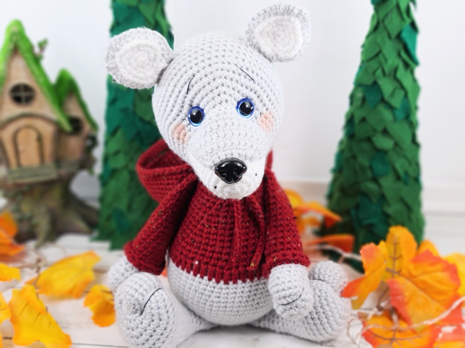 Wolf Crochet Pattern, Crochet Wolf, Crochet Pattern, Amigurumi, Wolf ...