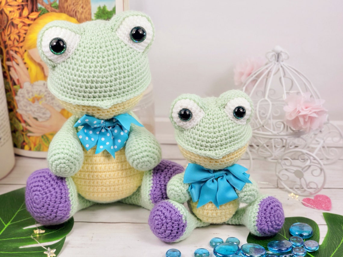 Frog Crochet Pattern, Crochet Frog, Frog Pattern, Frog, Crochet Pattern ...