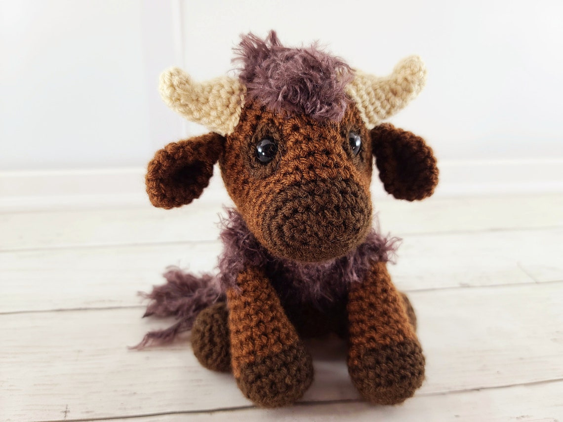 Mini Bison Mini Bison Crochet Pattern Crochet Pattern | Etsy Canada