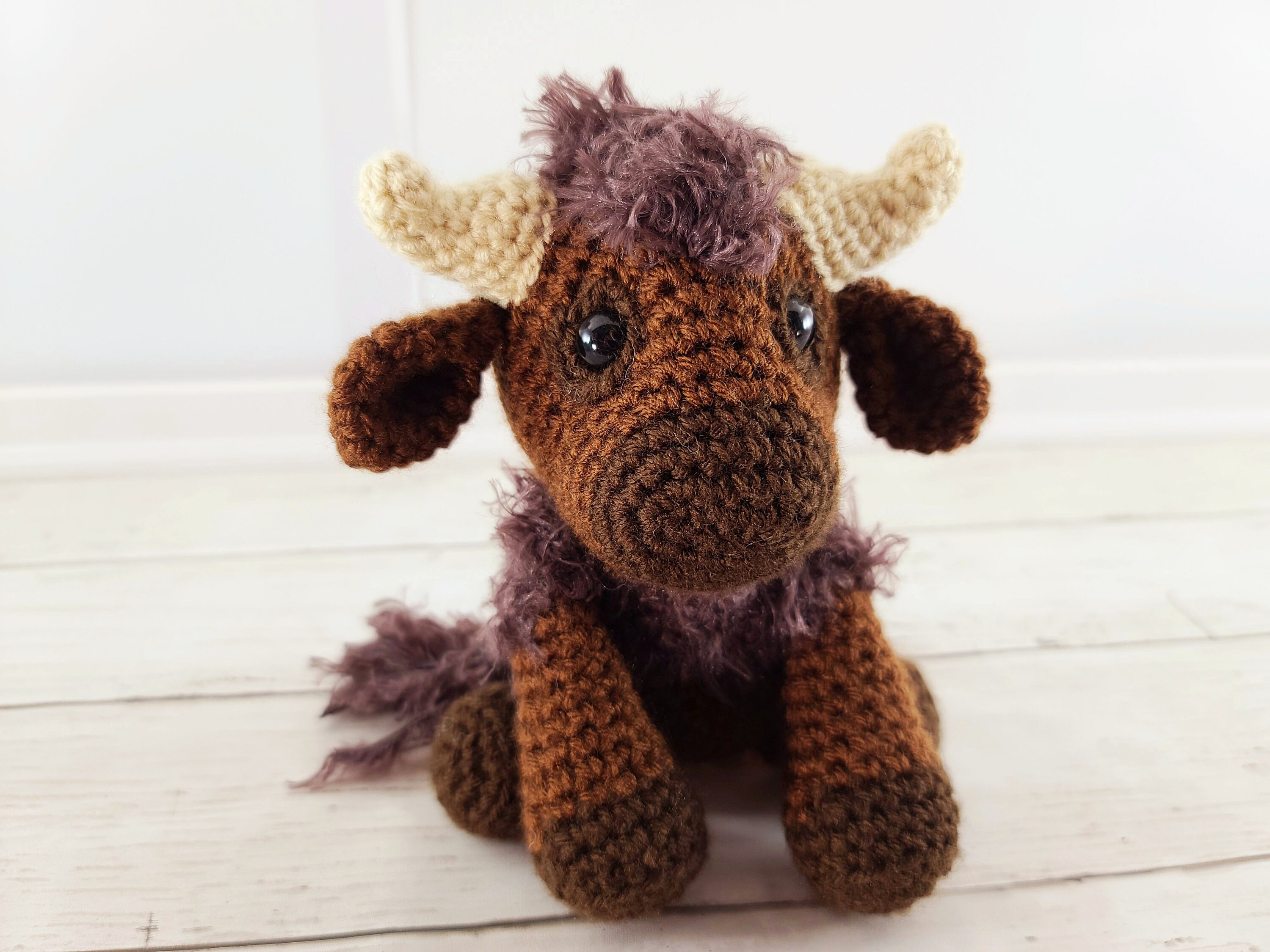 Mini Bison Mini Bison Crochet Pattern Crochet Pattern | Etsy Canada