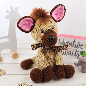 Hyena Crochet Pattern, Crochet Hyena, Amigurumi, Hyena Pattern, Hyena ...