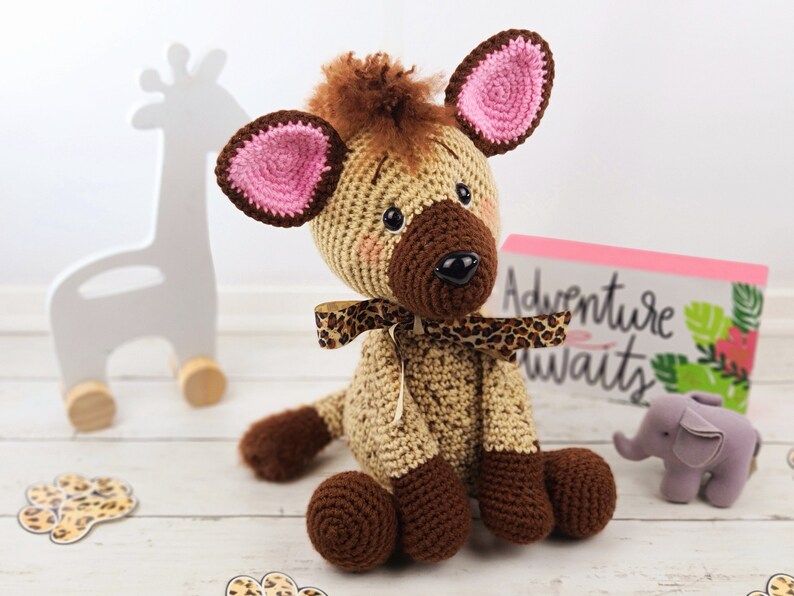 Hyena Crochet Pattern Crochet Hyena Amigurumi Hyena - Etsy