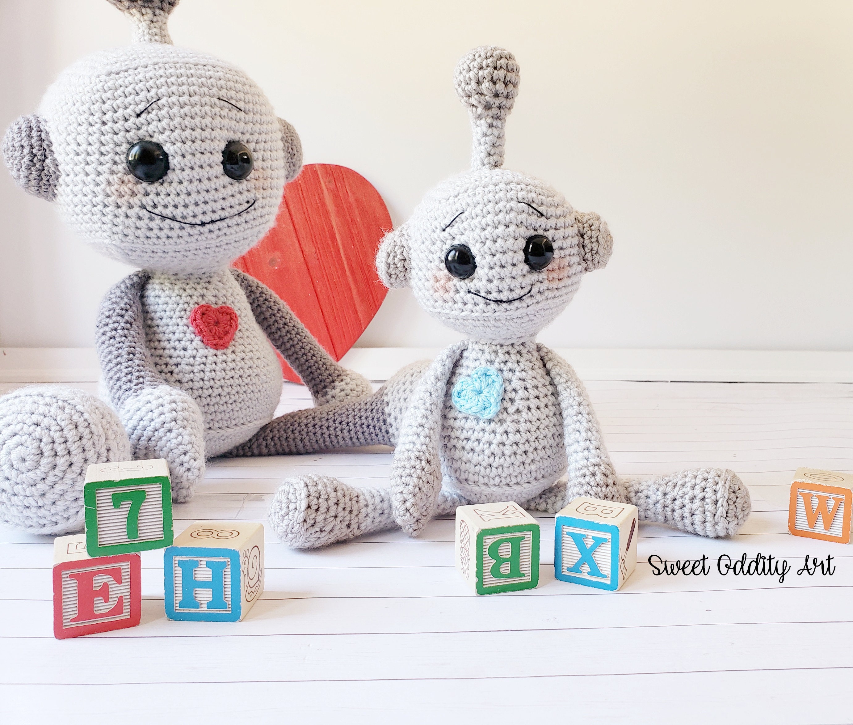 Robot robot crochet pattern crochet pattern robot pattern | Etsy