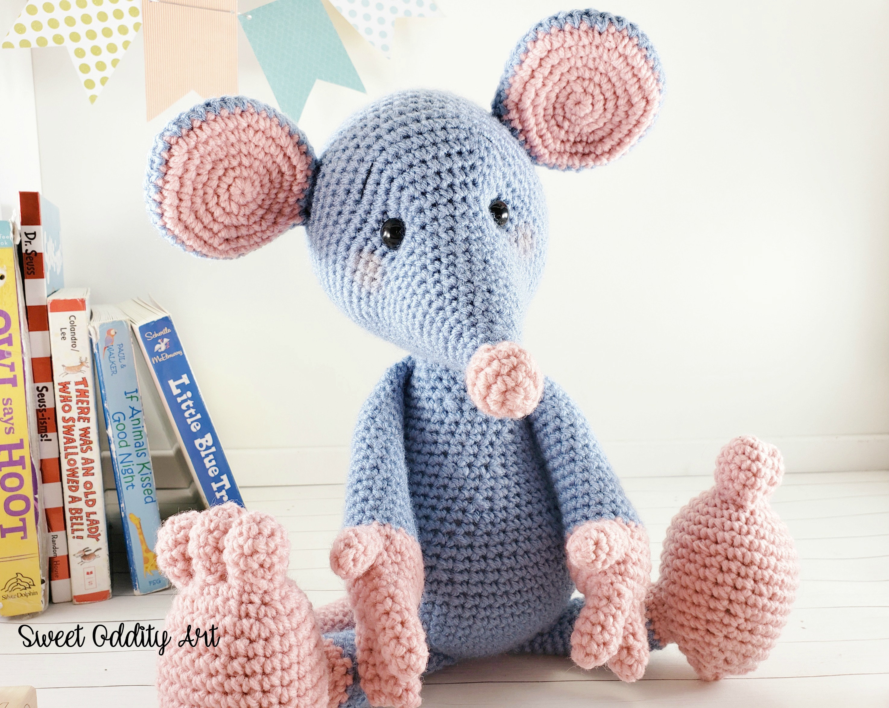 Rat Crochet Pattern Crochet Rat Rat Tutorial Crochet - Etsy