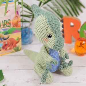 Parasalphosaurus, Dinosaur Crochet Pattern, Crochet Pattern, Crochet ...