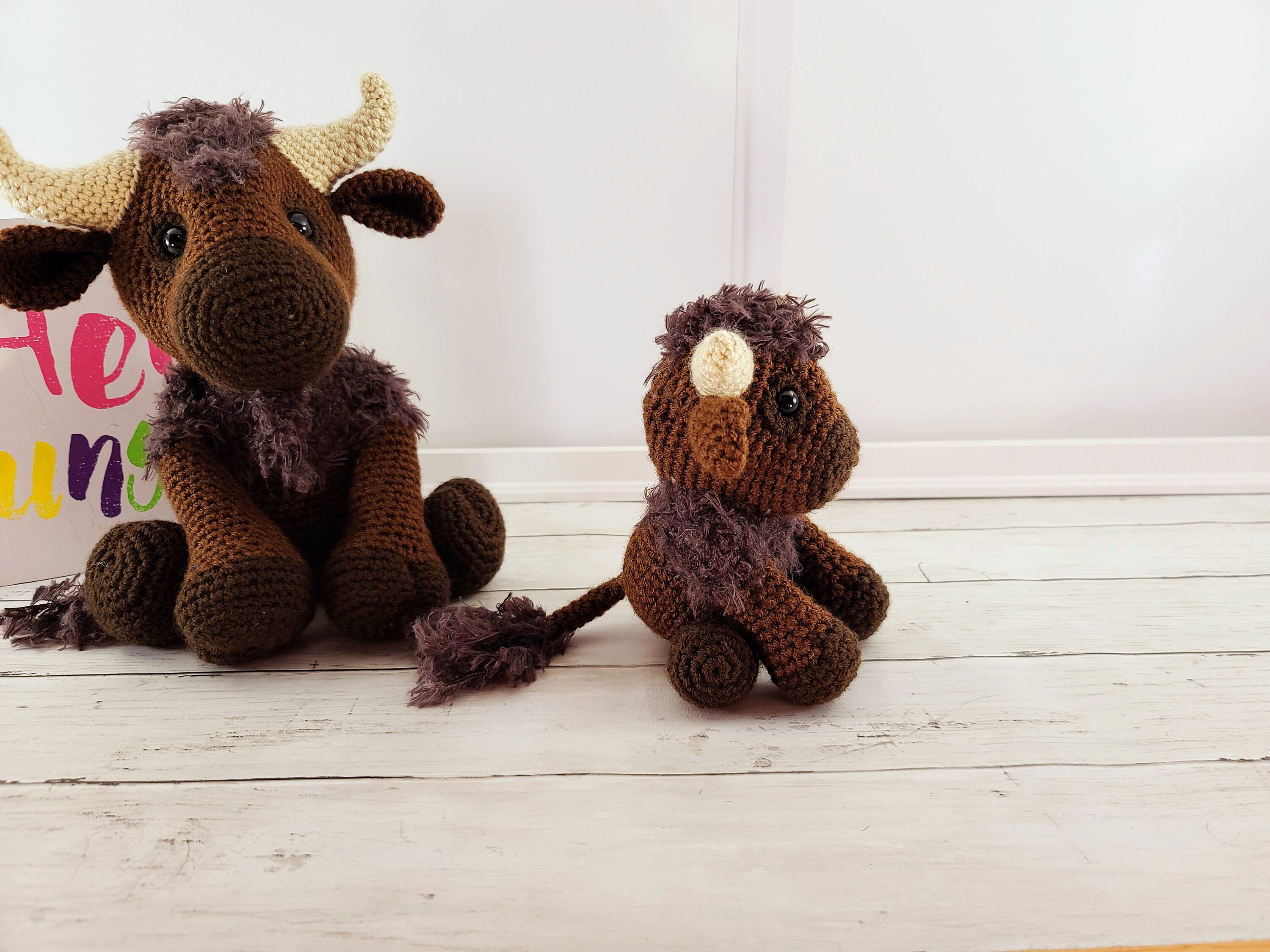 Mini Bison Mini Bison Crochet Pattern Crochet Pattern | Etsy Canada