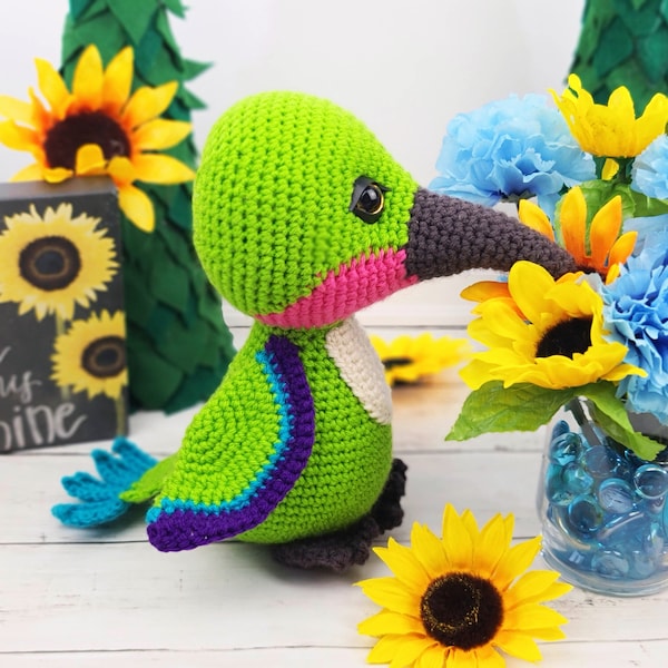 Crochet Hummingbird - Etsy